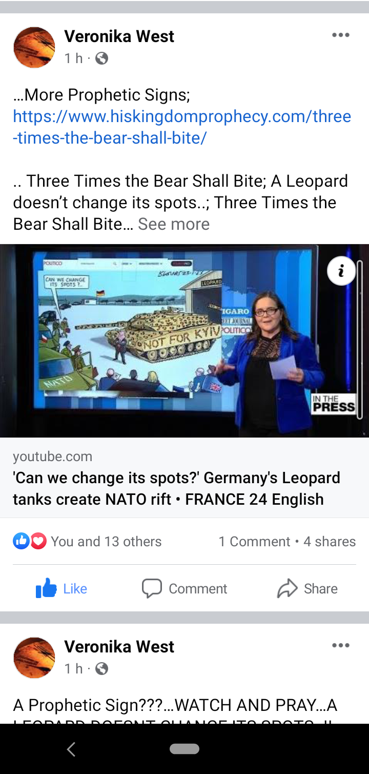 Prophecy Progress Update 36 – Press’ pun on Leopards changing spots ...