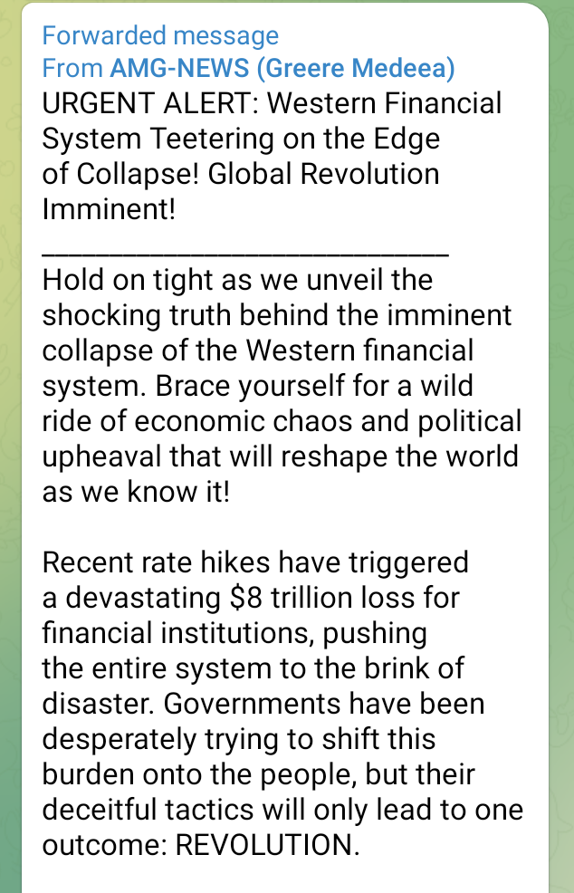 Prophecy Progress Update #68 – Financial collapse fulfilling previous post! | Richard's Watch