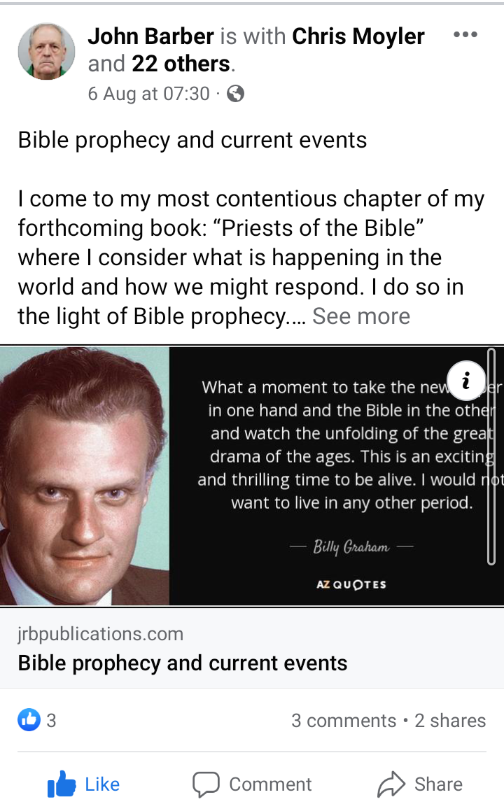 Bible prophecy and current events – John Barber | Richard's Watch